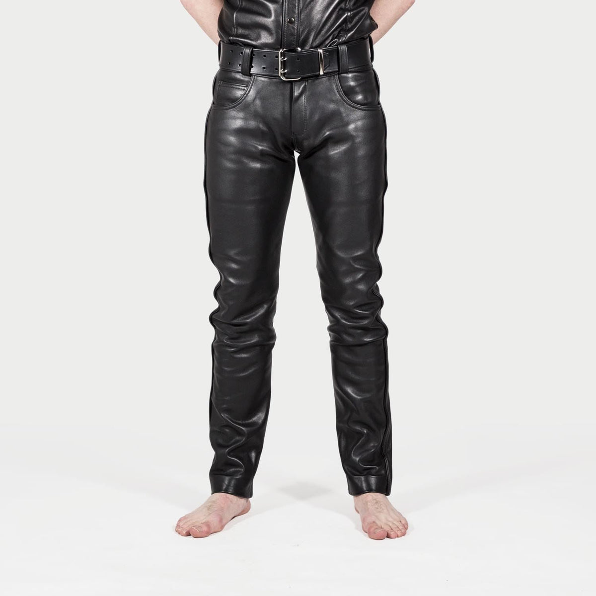 Holstein Slim Fit Leather Jeans // Made to Order | Rufstok – REGULATION